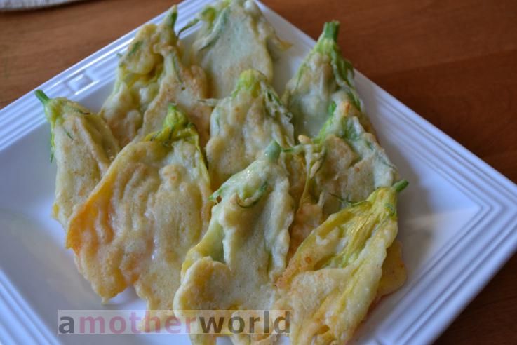 Easy Zucchini Flowers Recipe | amotherworld