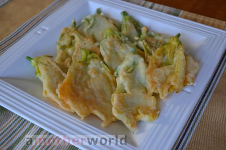 Easy Zucchini Flowers Recipe | amotherworld