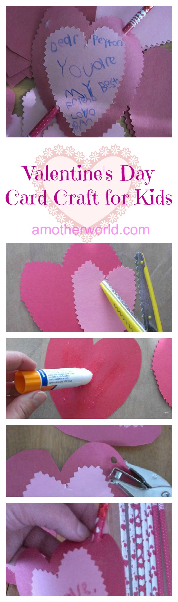 Valentine's Day Card Craft for Kids | amotherworld